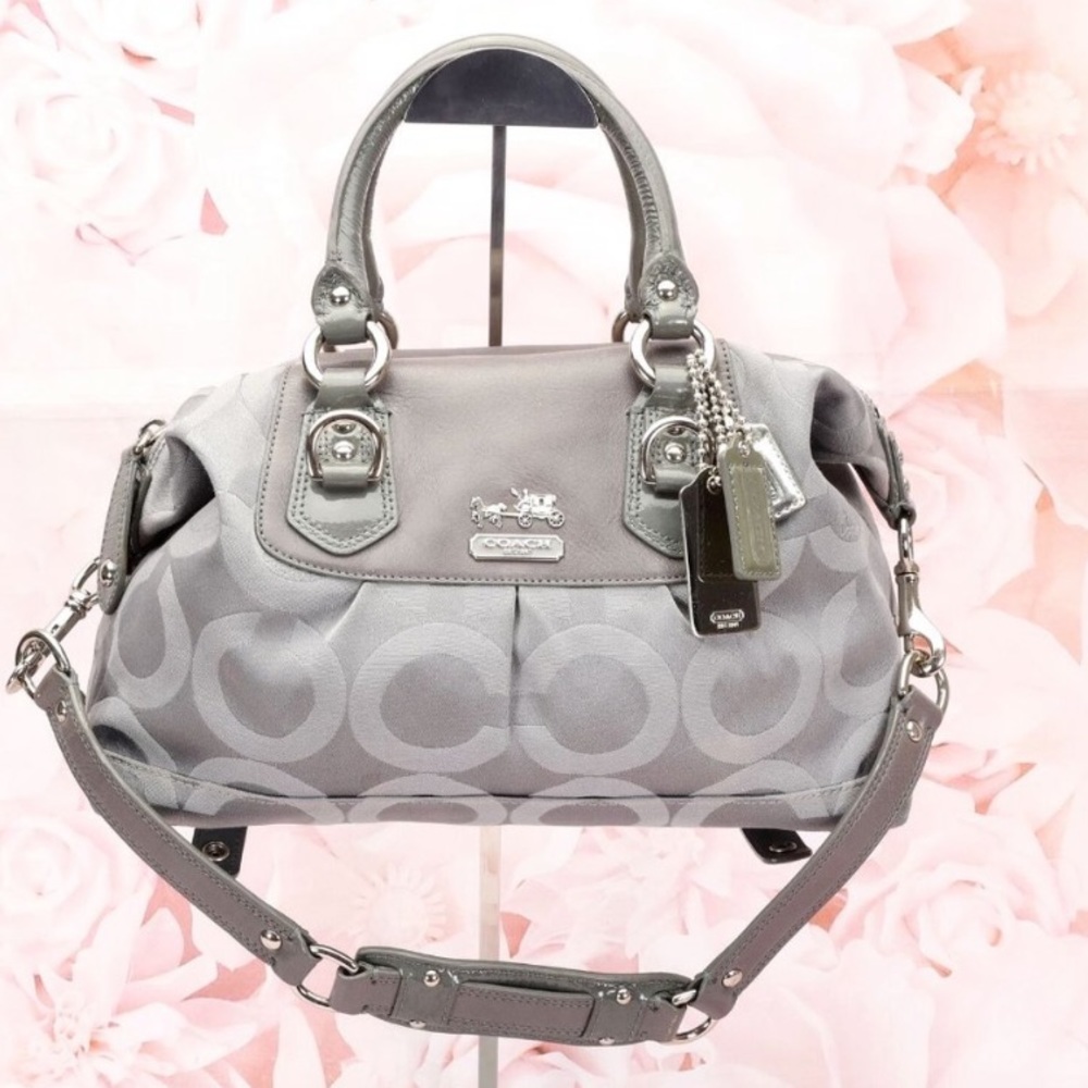 Coach Madison Sabrina Convertible Strap Satchel In Gr… - Gem